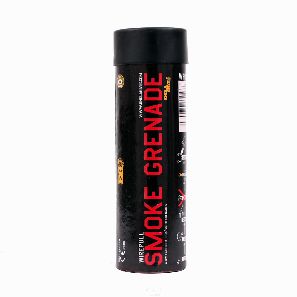 Red Wire Pull™ Smoke Grenade WP40 - Fireworks North West